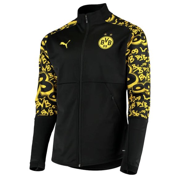Puma | Jackets & Coats | Puma Bvb Borussia Dortmund Stadium Jacket ...